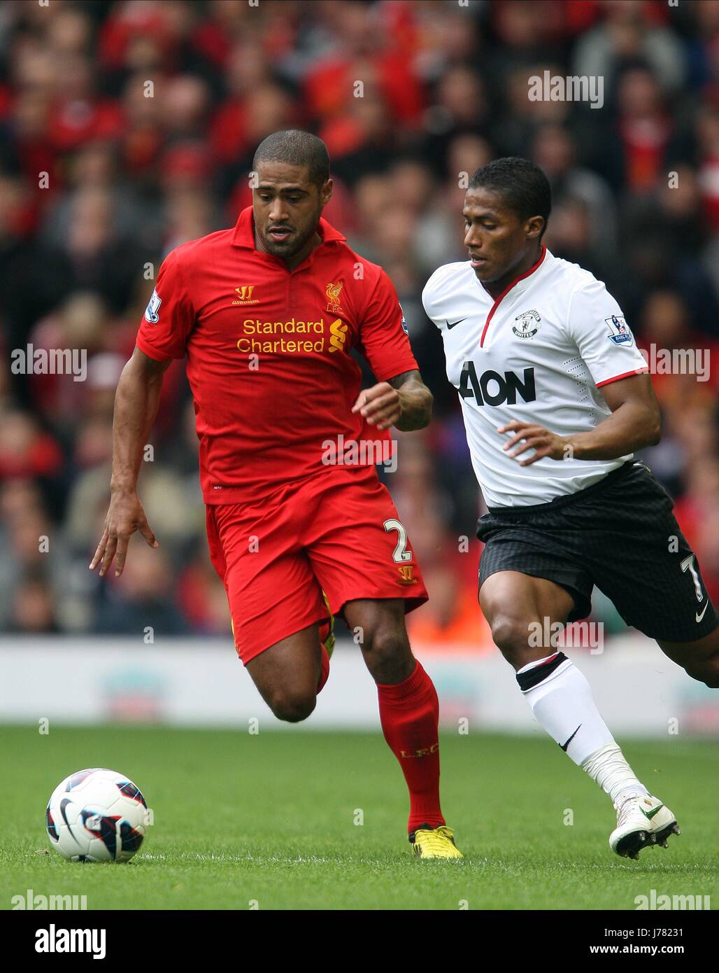 GLEN JOHNSON LIVERPOOL FC LIVERPOOL FC ANFIELD LIVERPOOL ENGLAND 23 ...