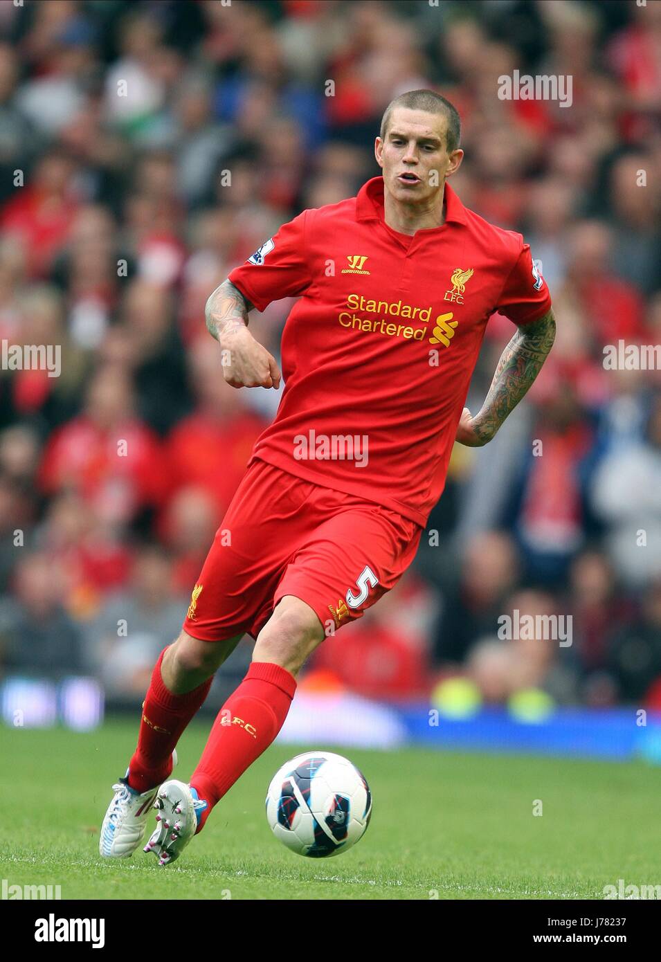 DANIEL AGGER LIVERPOOL FC LIVERPOOL FC ANFIELD LIVERPOOL ENGLAND 23 ...