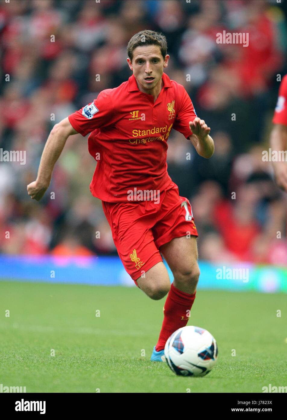 JOE ALLEN LIVERPOOL FC LIVERPOOL FC ANFIELD LIVERPOOL ENGLAND 23 ...