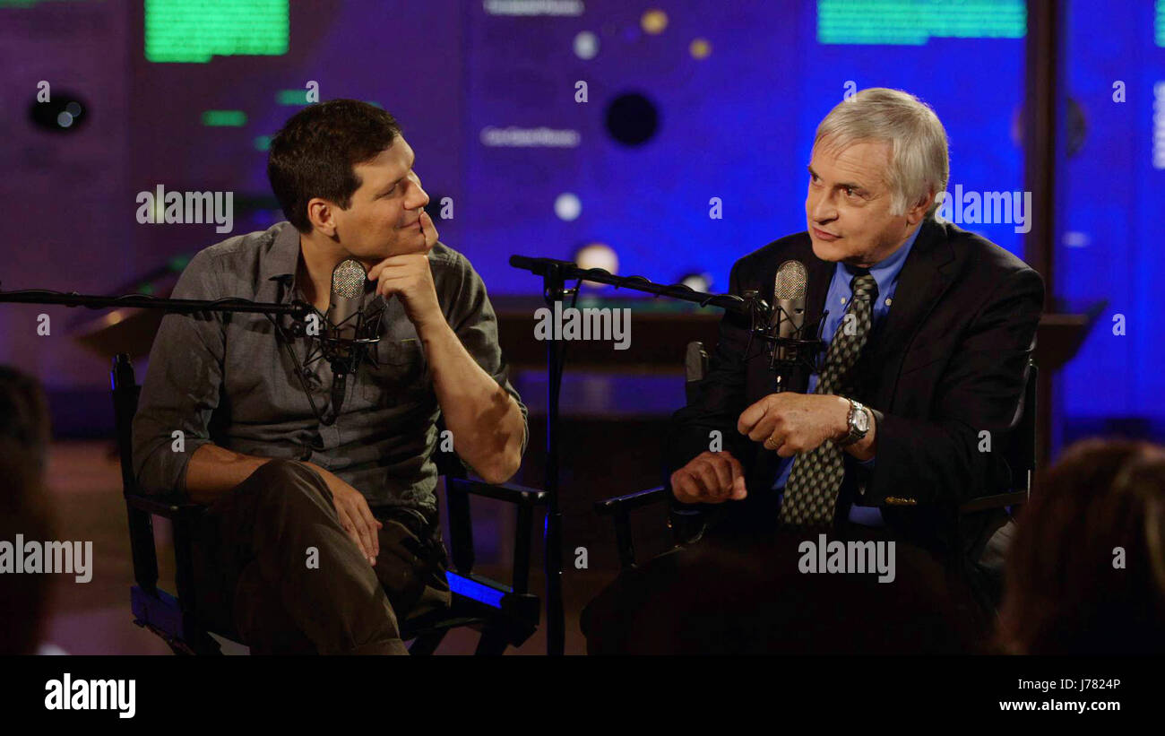STAR TALK, (from left): Michael Ian Black, Seth Shostak, 'Search For ...