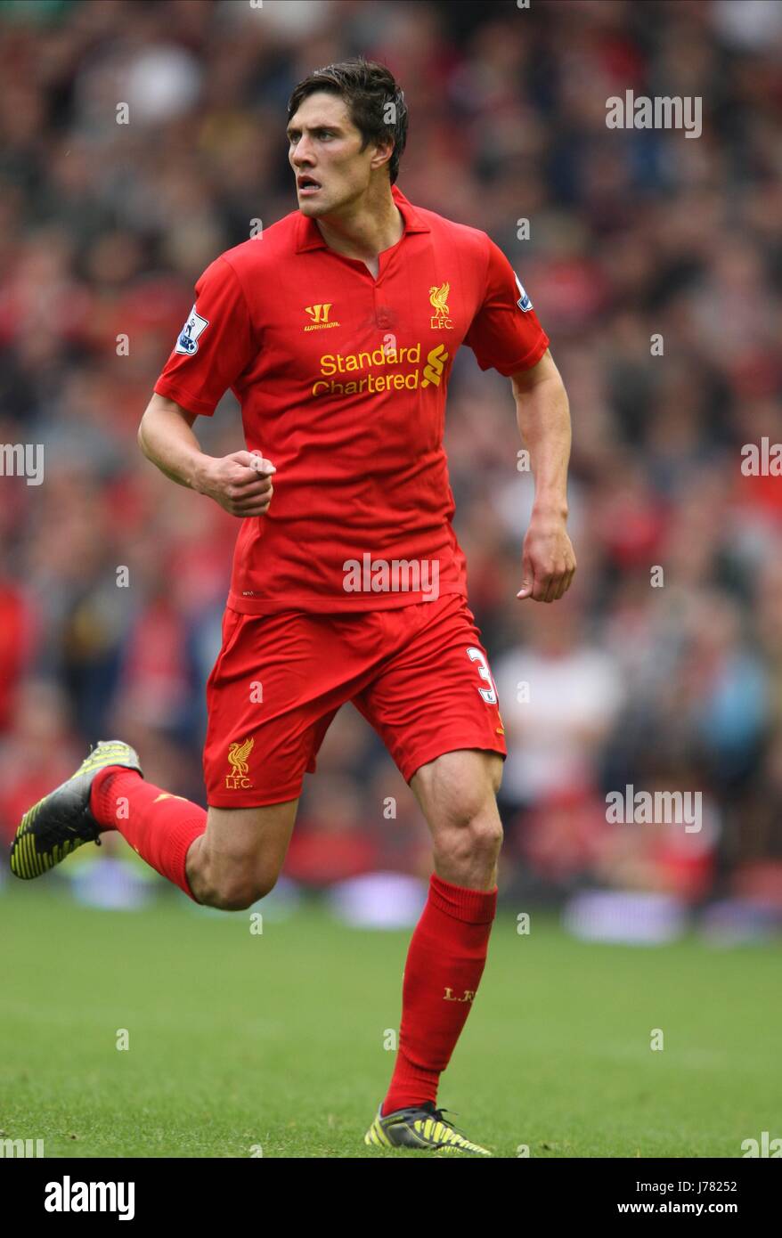 MARTIN KELLY LIVERPOOL FC LIVERPOOL FC ANFIELD LIVERPOOL ENGLAND 23 ...