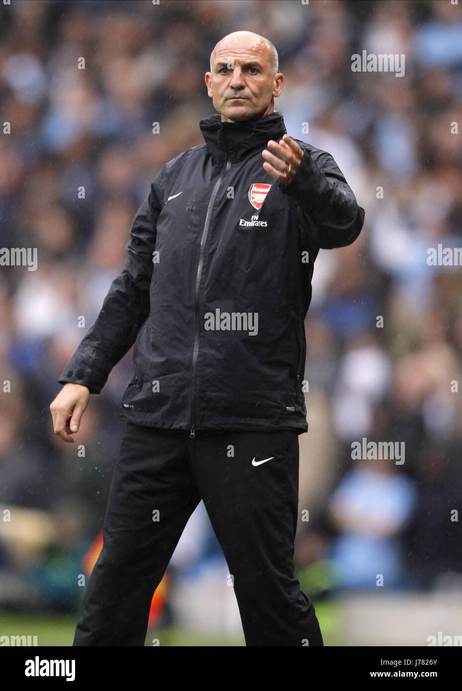 STEVE BOULD ARSENAL FC COACH ETIHAD STADIUM MANCHESTER ENGLAND 23 ...