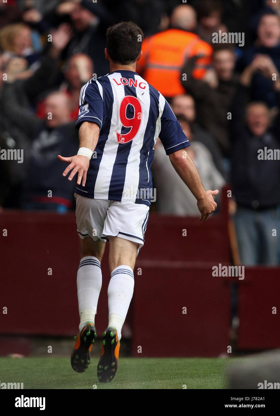 SHANE LONG CELEBRATES HIS GOAL ASTON VILLA V WEST BROMWICH AL ...