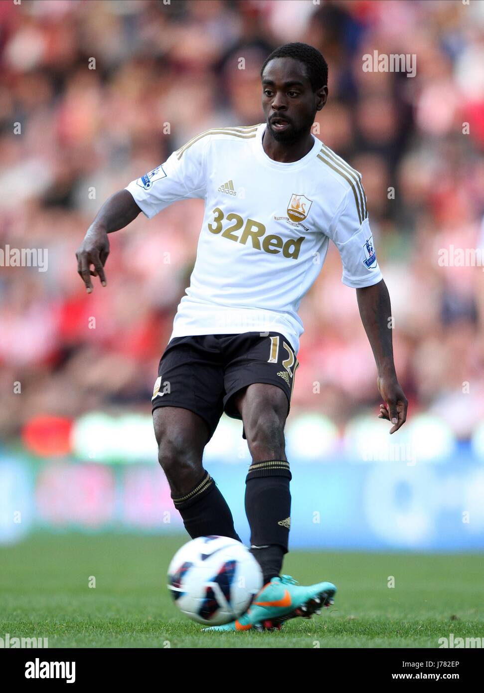 NATHAN DYER SWANSEA CITY FC SWANSEA CITY FC STOKE ON TRENT ENGLAND UK ...