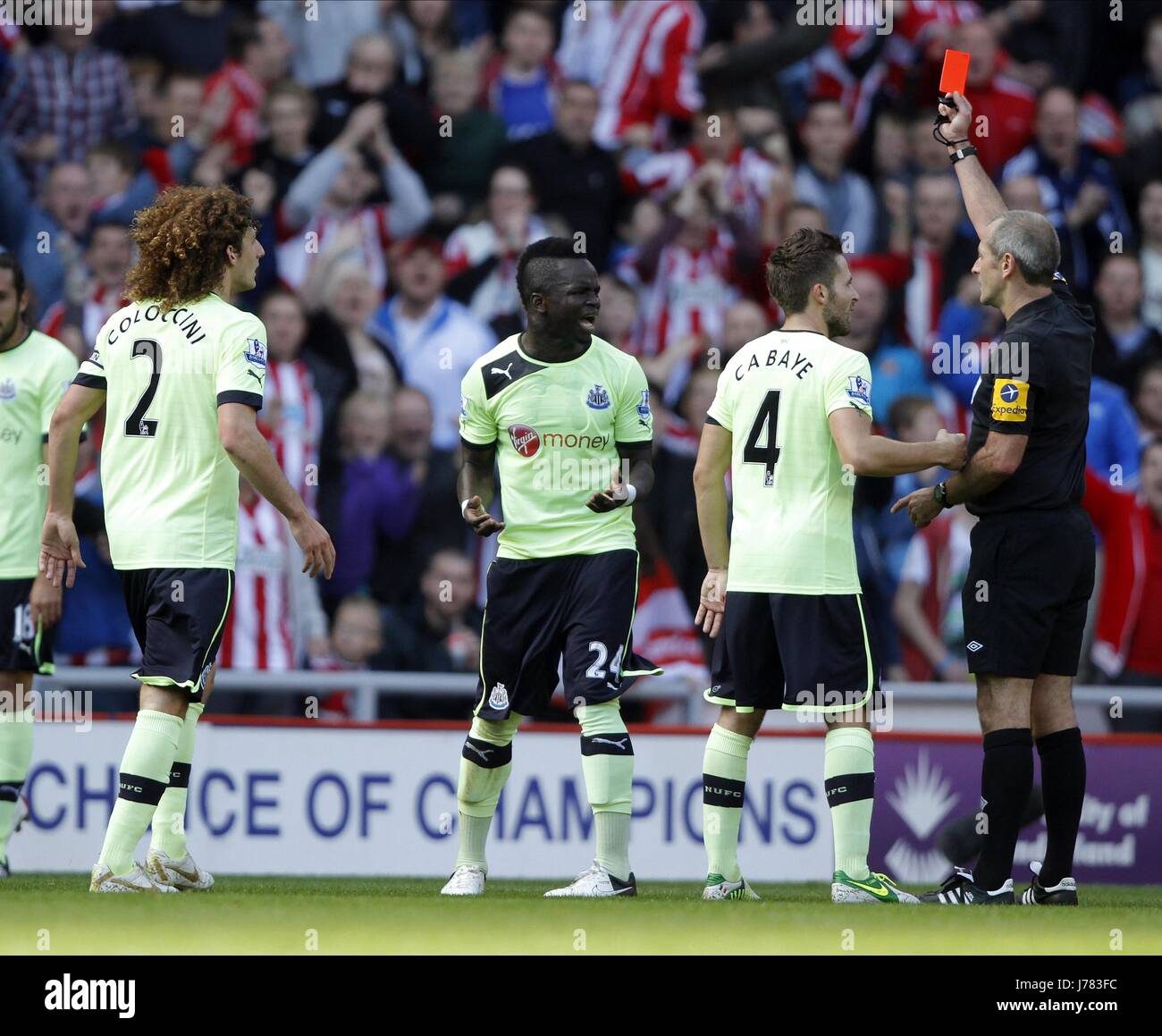 Straight red card hi-res stock photography and images - Alamy