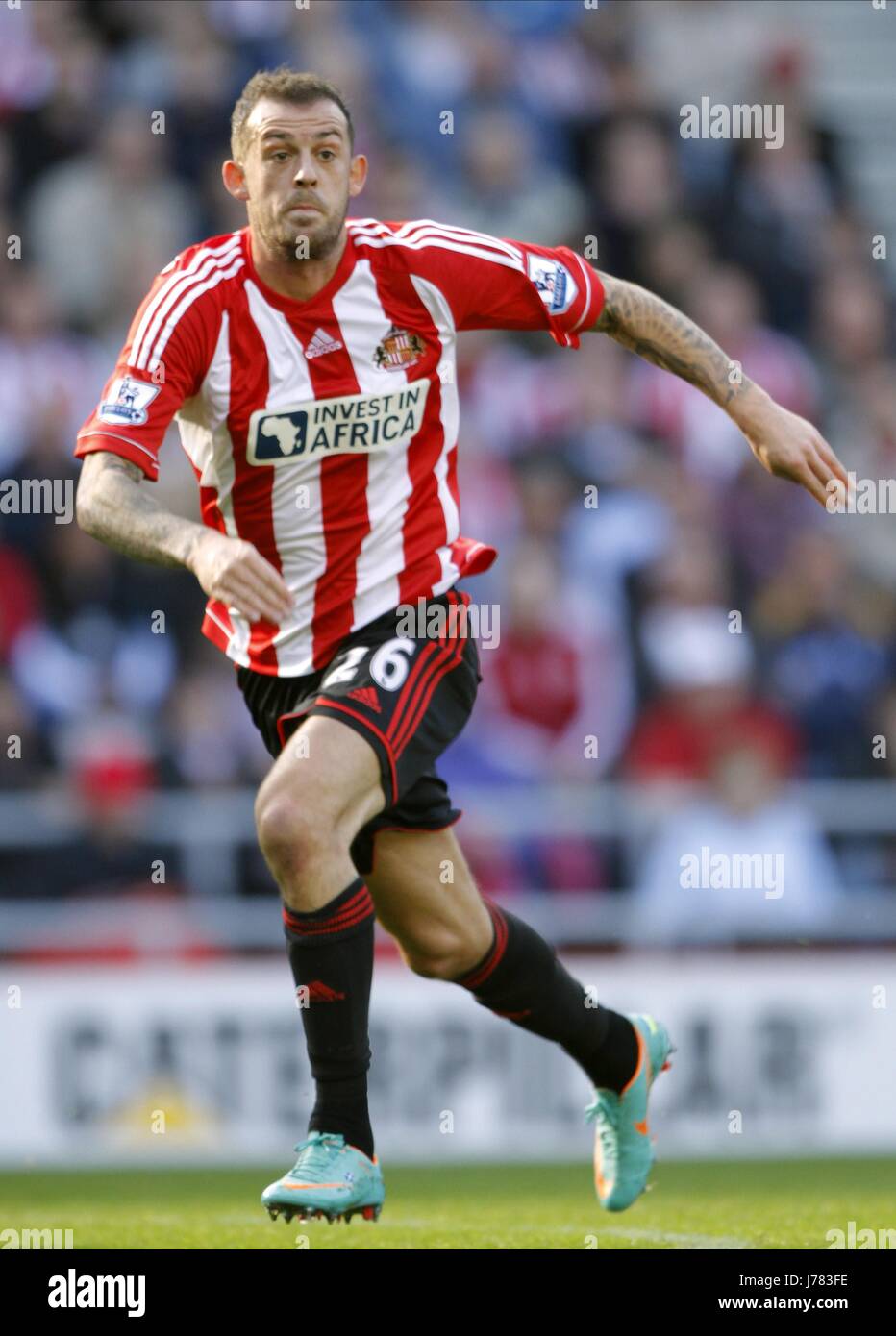 STEVEN FLETCHER SUNDERLAND V NEWCASTLE STADIUM OF LIGHT SUNDERLAND ...
