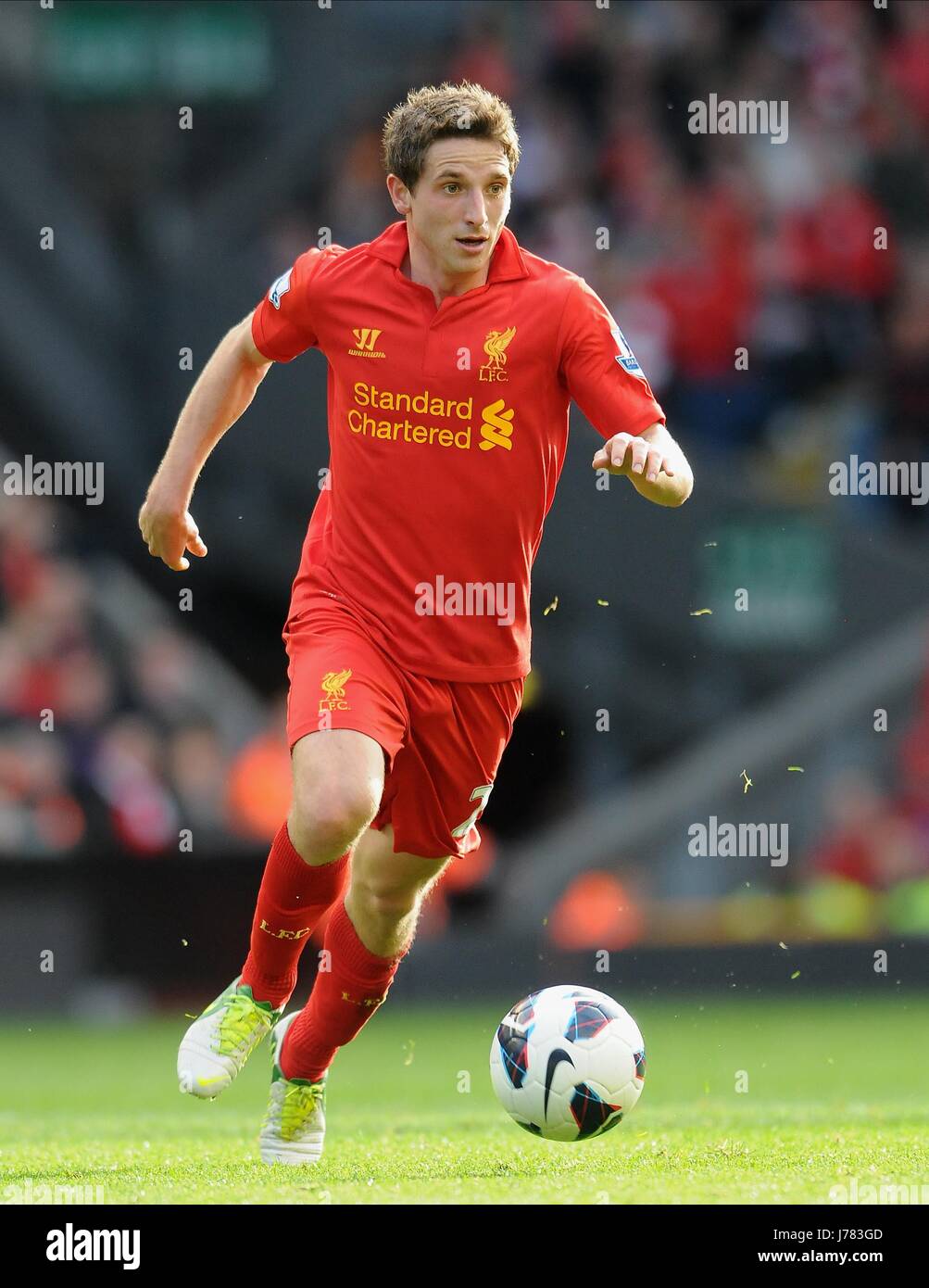 JOE ALLEN LIVERPOOL FC LIVERPOOL FC ANFIELD LIVERPOOL ENGLAND 20 ...