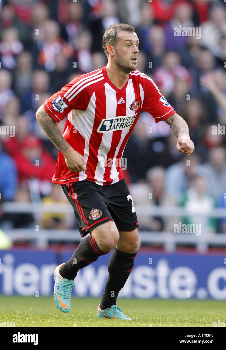 STEVEN FLETCHER SUNDERLAND FC STADIUM OF LIGHT SUNDERLAND ENGLAND 21 ...