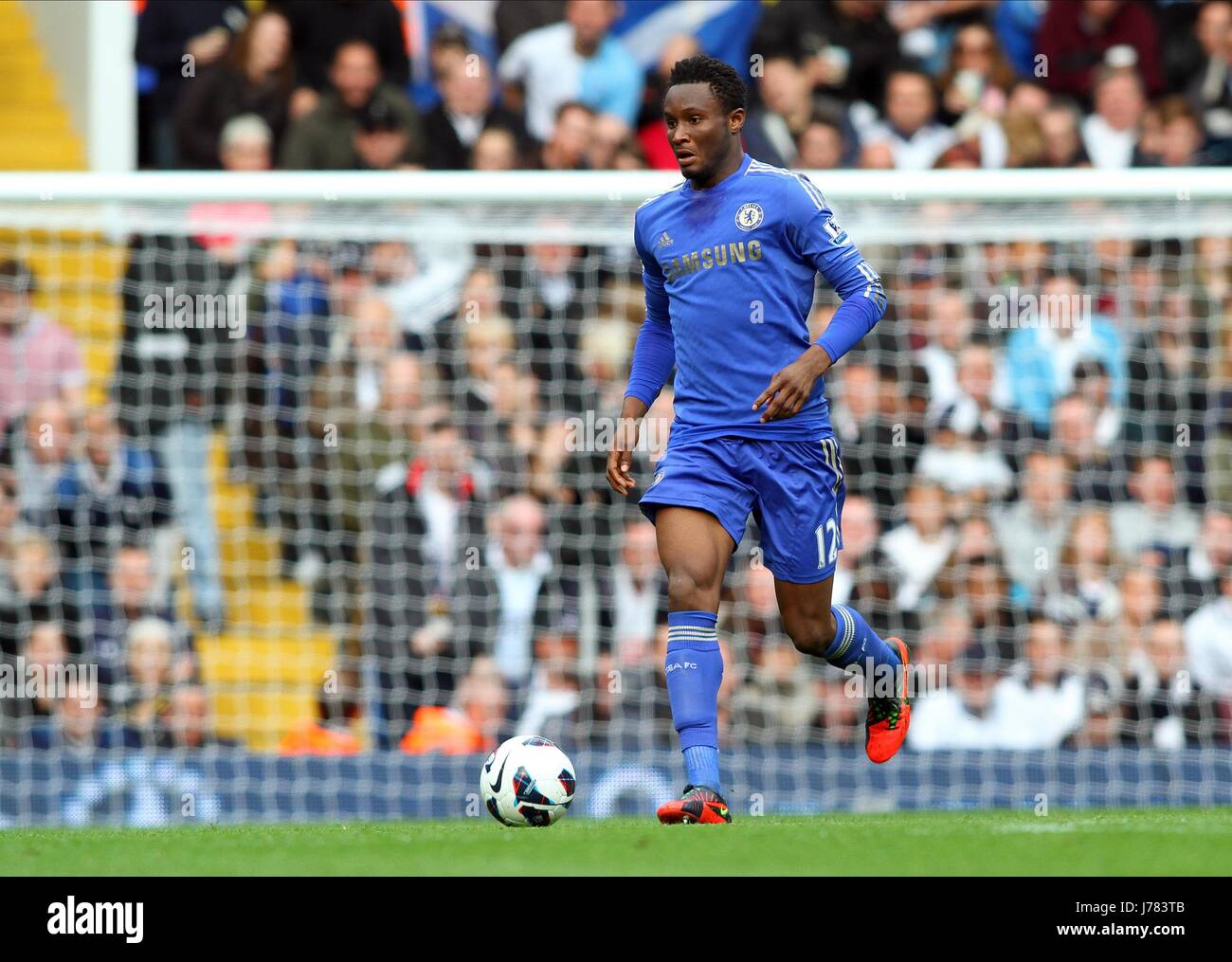 JOHN MIKEL OBI CHELSEA FC LONDON ENGLAND UK 20 October 2012 Stock Photo ...