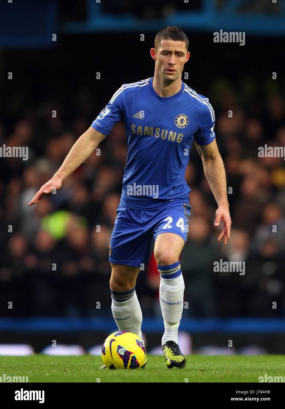 GARY CAHILL CHELSEA FC LONDON ENGLAND UK 28 October 2012 Stock Photo ...