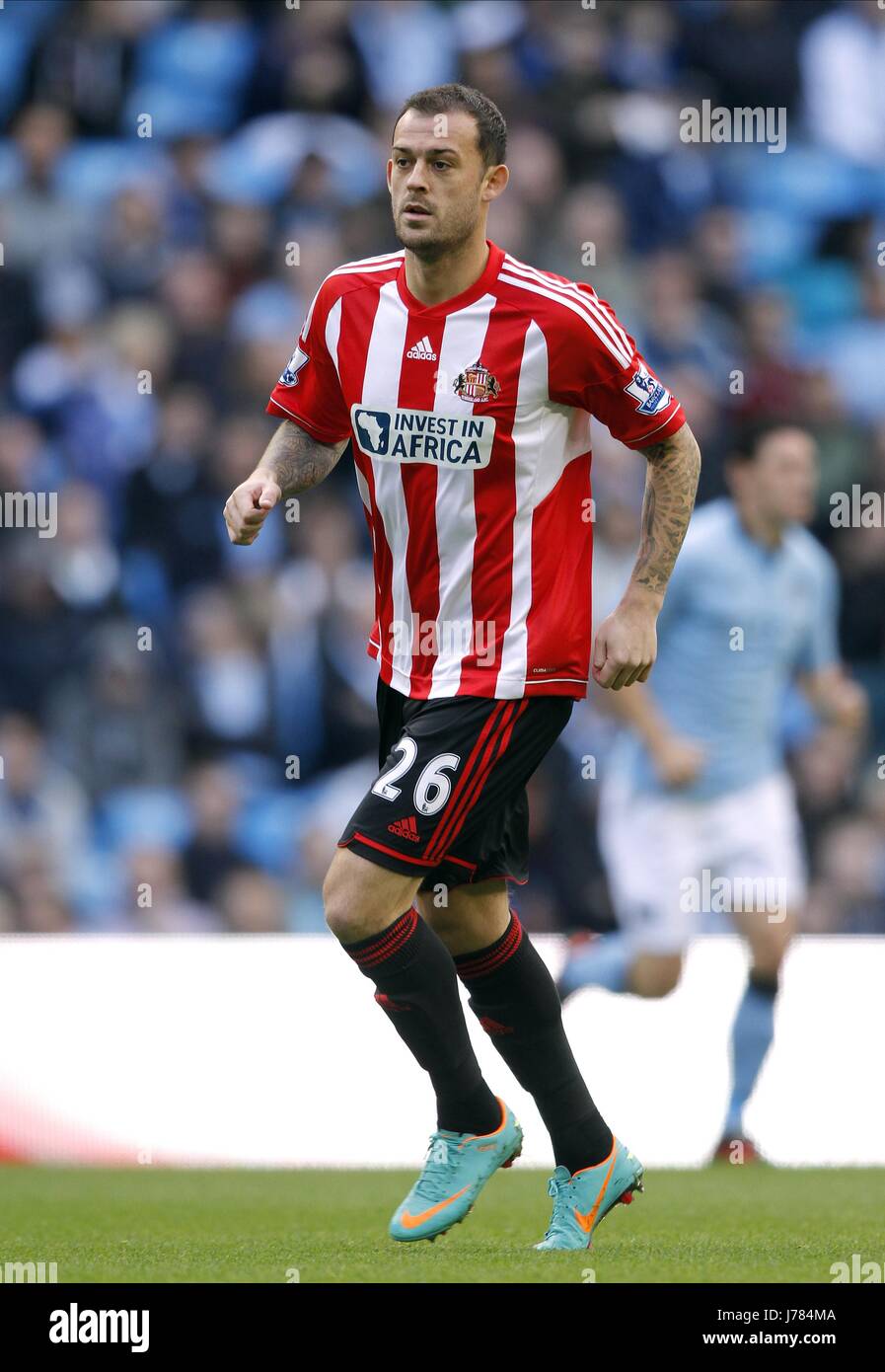 STEVEN FLETCHER SUNDERLAND FC ETIHAD STADIUM MANCHESTER ENGLAND 06 ...