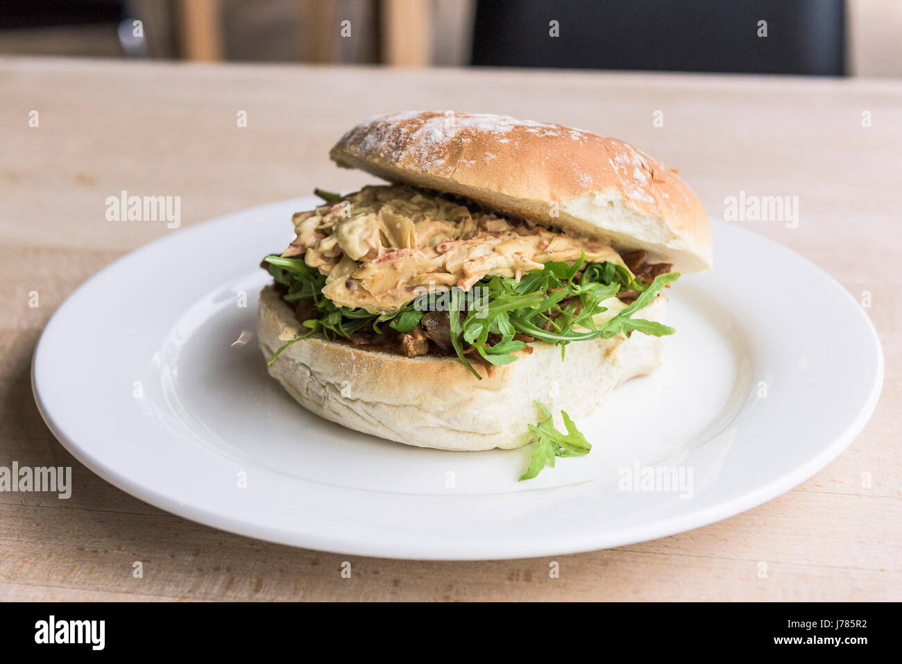 Pulled Pork in a roll; Food; Restaurant; Meal; Appetising; Appetizing ...