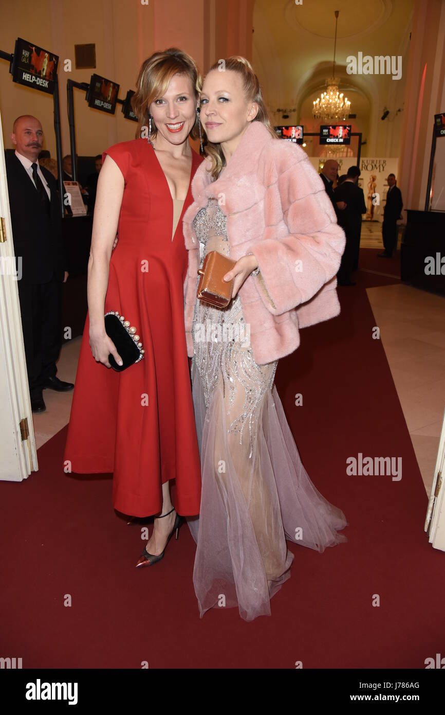 Kurier Romy 2017 at Hofburg. Featuring: Franziska Weisz, Nina Proll ...