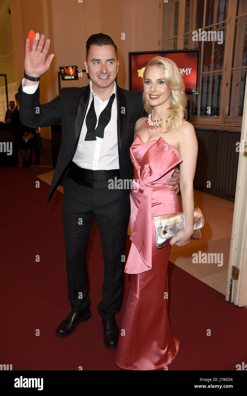 Kurier Romy 2017 at Hofburg. Featuring: Silvia Schneider, Andreas ...