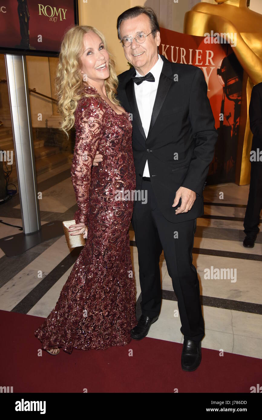 Kurier Romy 2017 at Hofburg. Featuring: Katja Burkard, Hans Mahr Where ...