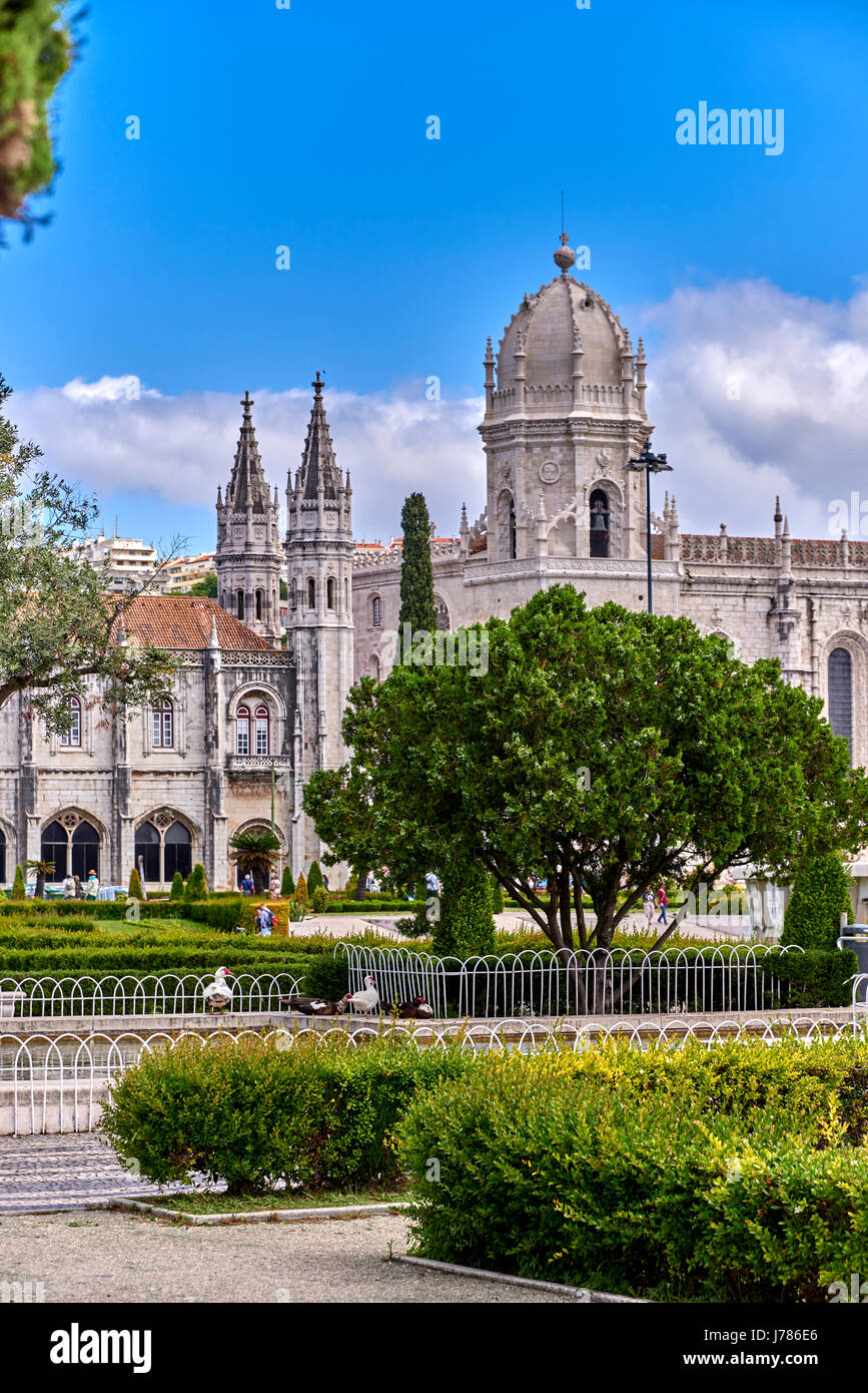 The Jerónimos Monastery Stock Photo - Alamy