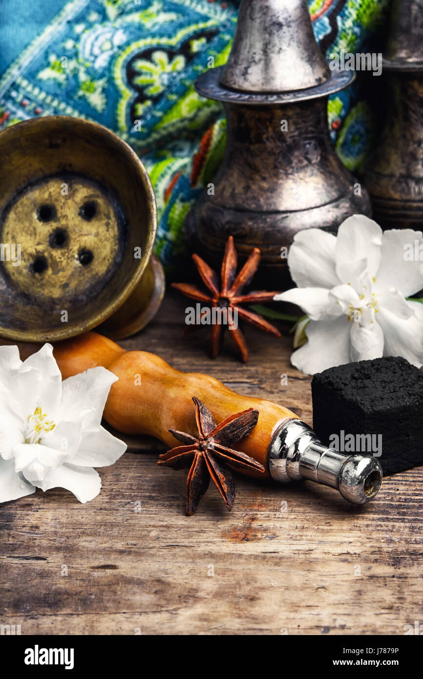 Arab shisha tobacco aroma of the Jasmine flower Stock Photo - Alamy