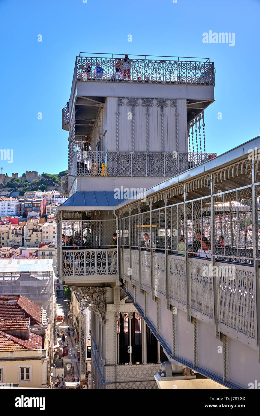 Santa justa walkway hi-res stock photography and images - Alamy
