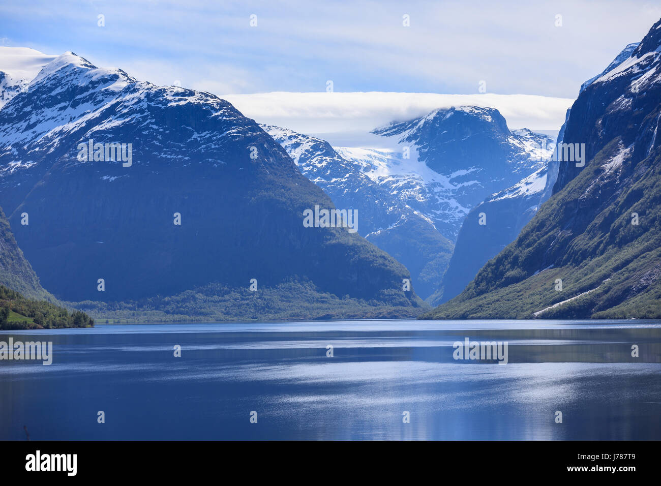 A beautiful spring day in Loen in Stryn Stock Photo - Alamy