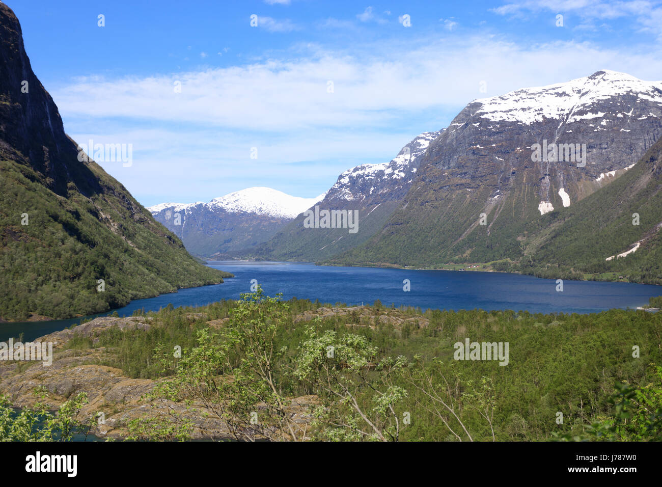 A beautiful spring day in Loen in Stryn Stock Photo - Alamy
