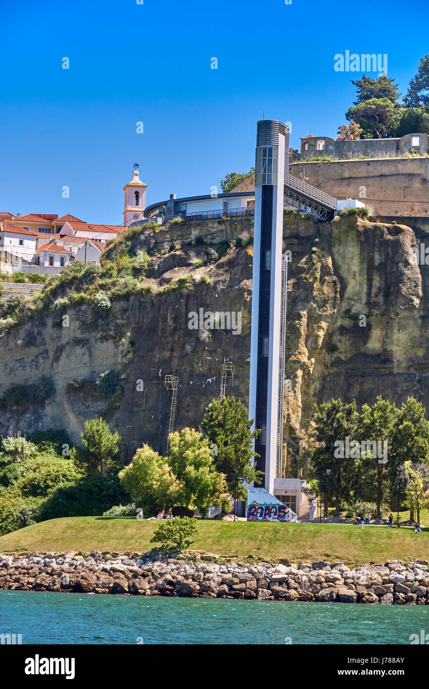 Portugal Lisbon The Boca do Vento Elevator Stock Photo - Alamy