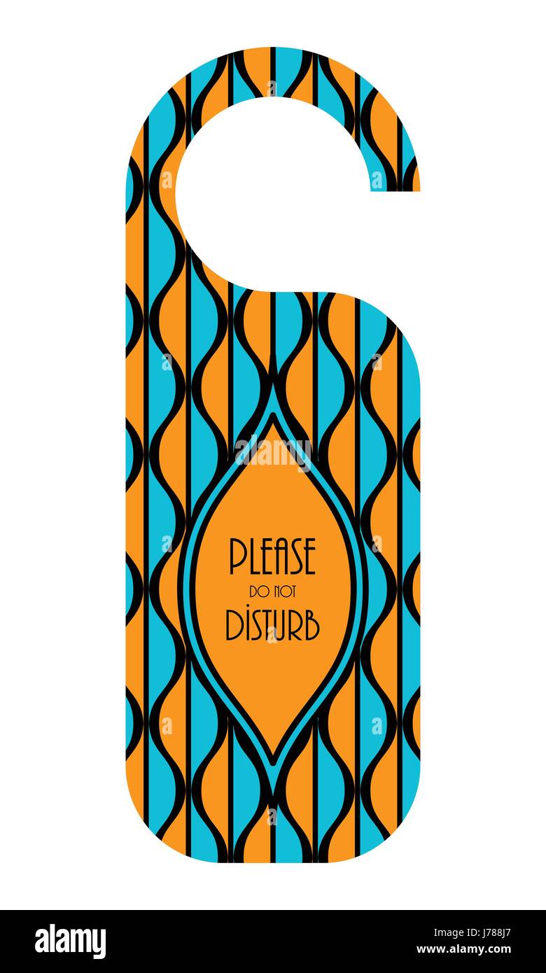 Do Not Disturb Hotel Door Knob Door Hanger With Special Design Stock
