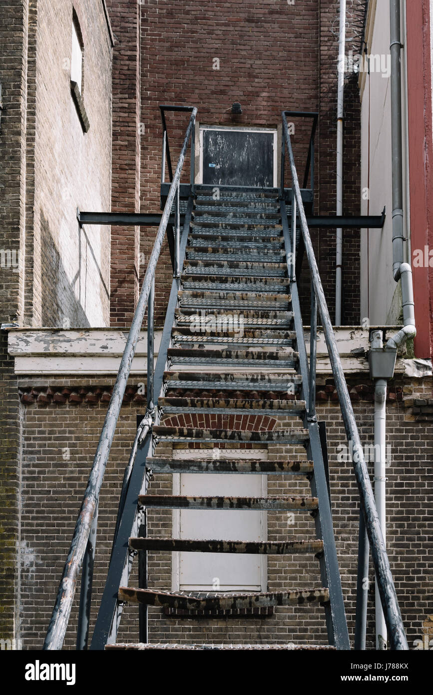 Fire escape ladder stair stairs hi-res stock photography and images - Alamy