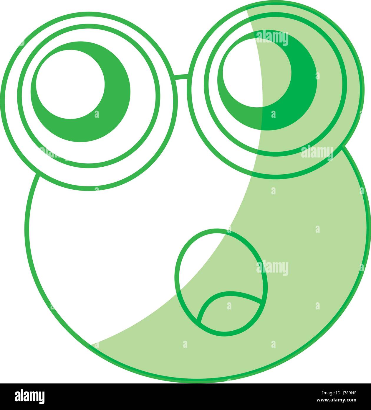 comic frog character icon Stock Vector Image & Art - Alamy