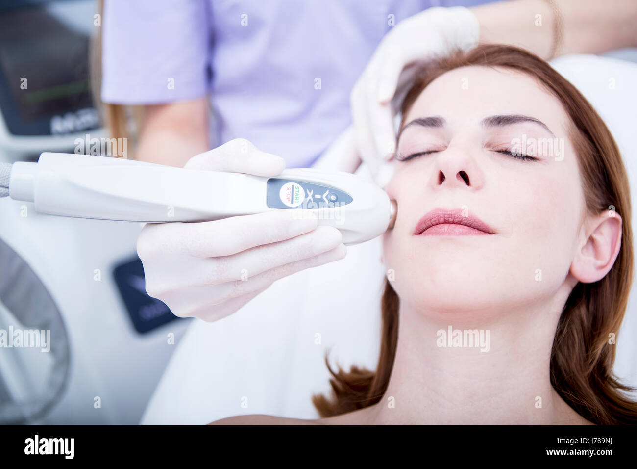Aesthetic surgery, magnetic therapy Stock Photo - Alamy