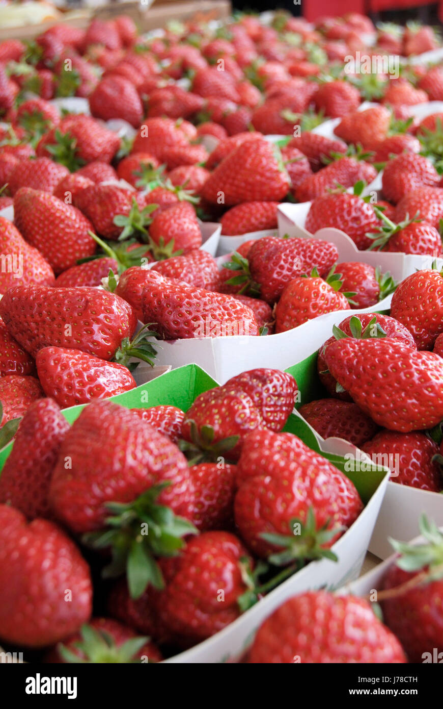 food aliment fruit strawberry box boxes red strawberries cardboard ...