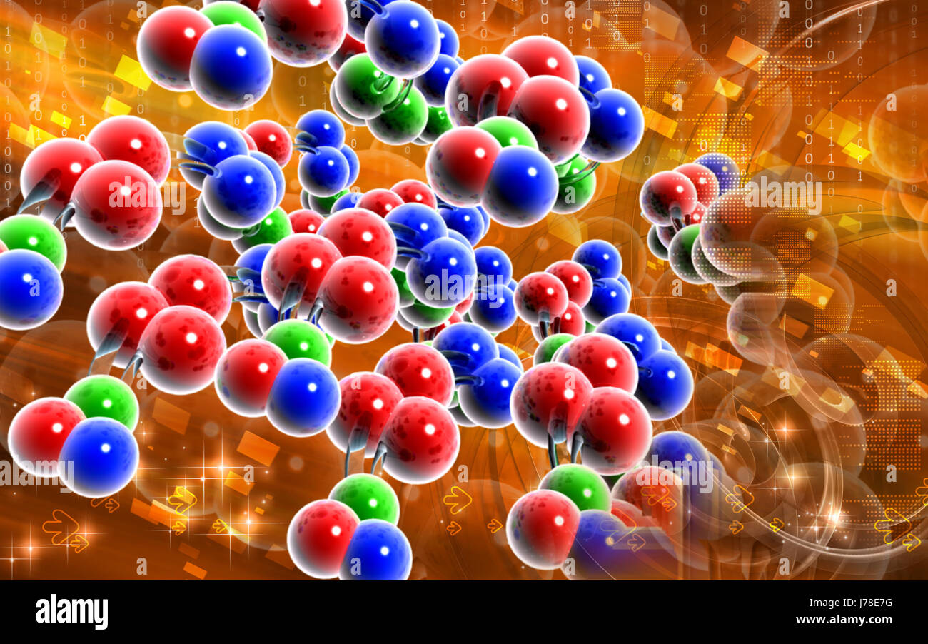 education graphics colour science three-dimensional illustration cell ...