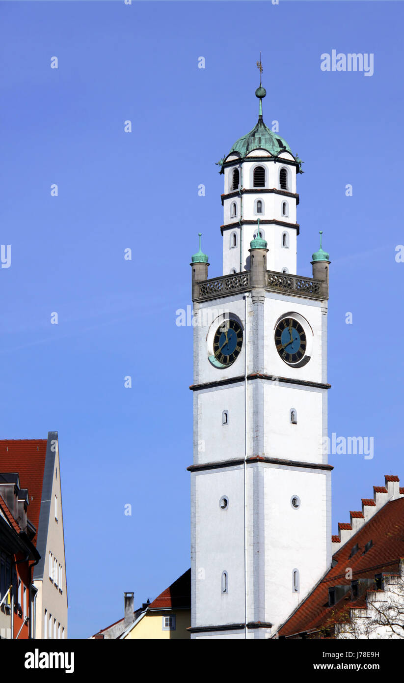 tower clock clock tower watchtower middle ages tower old town ...