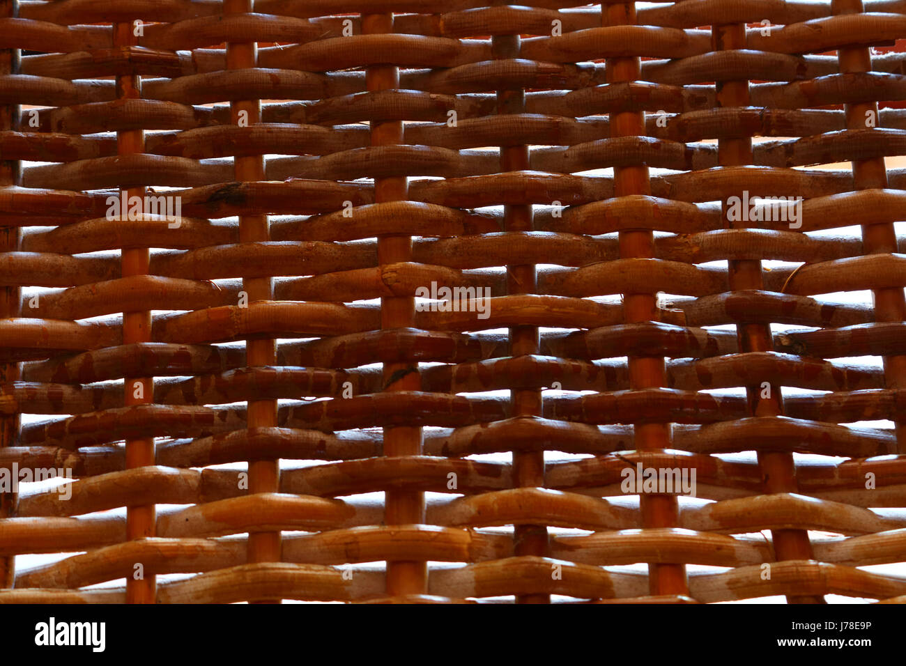 old ratten handmade craft from thailand Stock Photo - Alamy