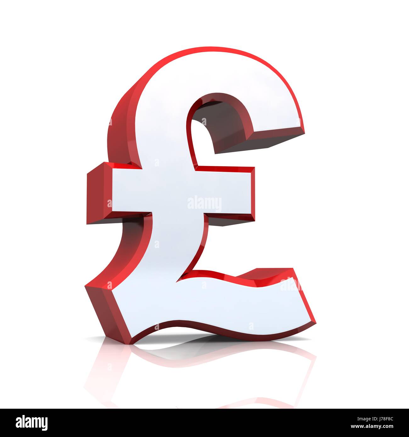 sign signal chromium pound pictogram symbol pictograph trade symbol red ...