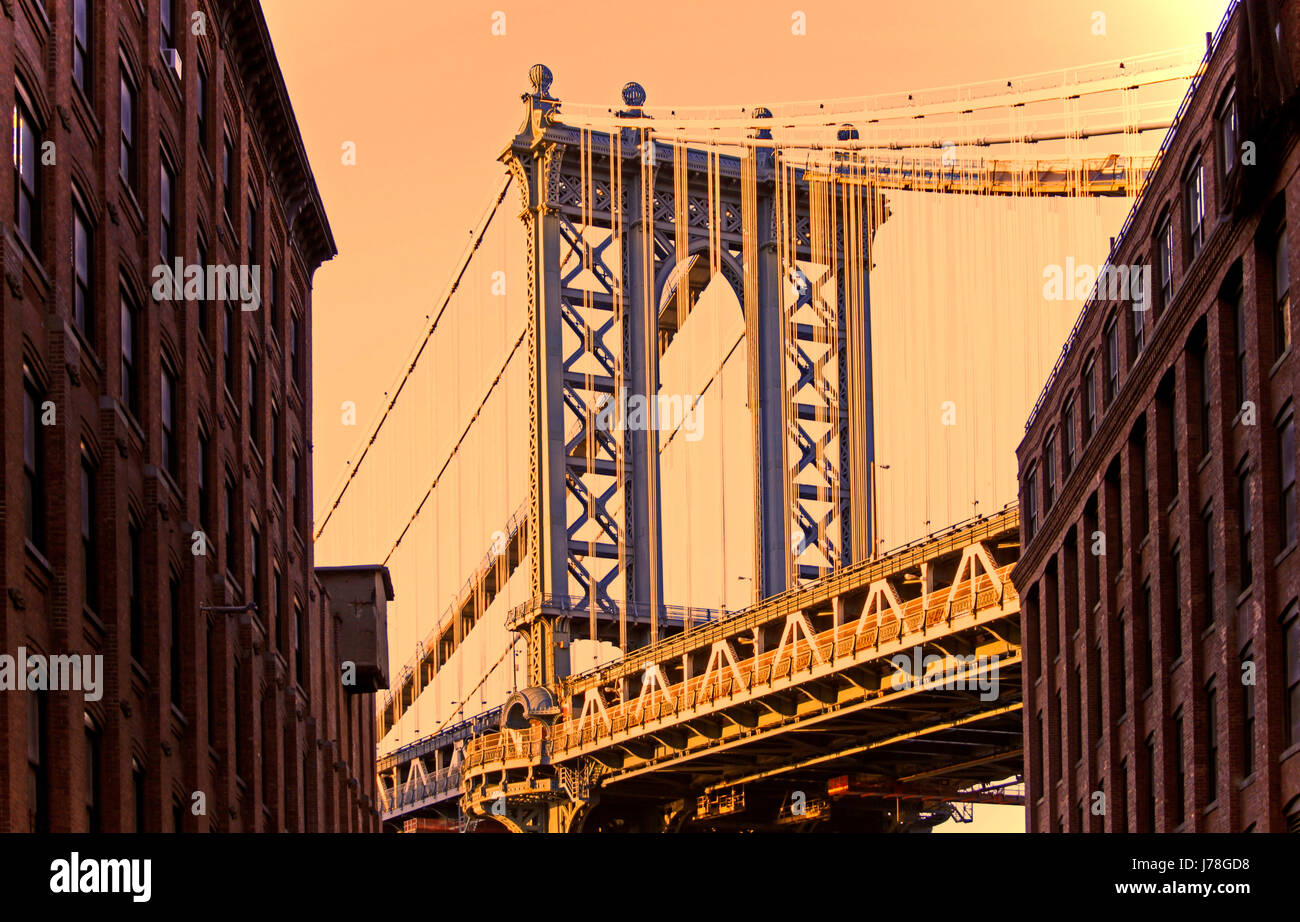 bridge processor bridge usa america brooklyn brick houses bridge ...