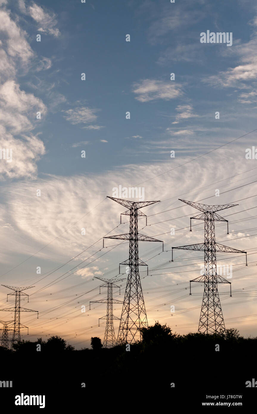 energy power electricity electric power towers electrical blue tower ...