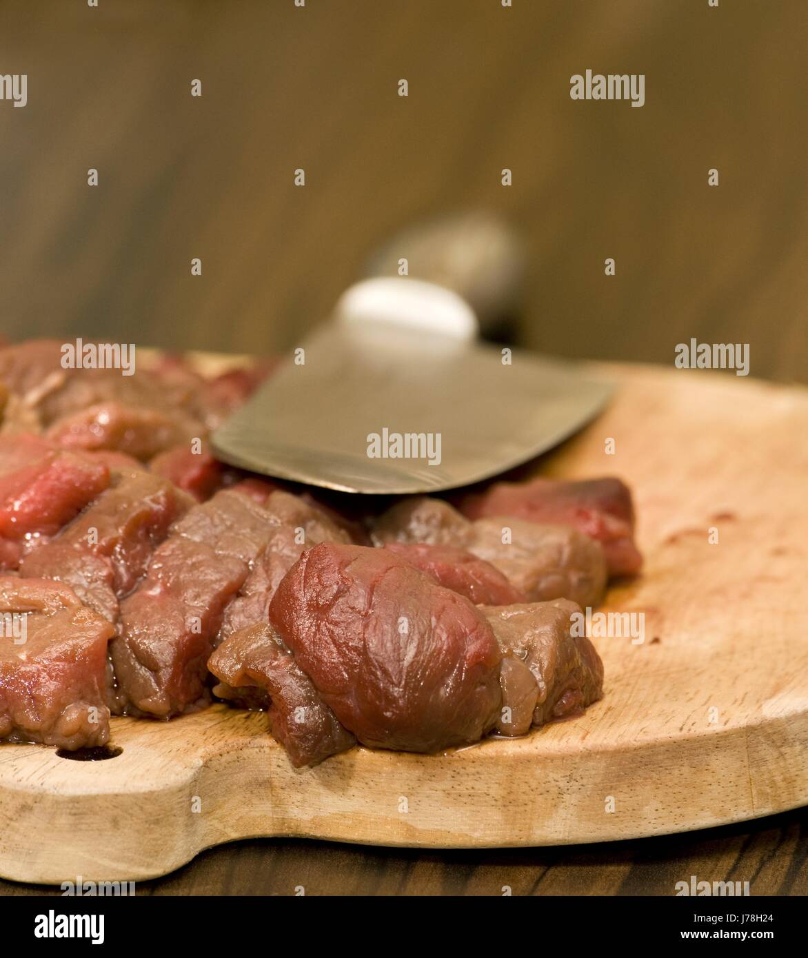 raw venison stew Stock Photo - Alamy