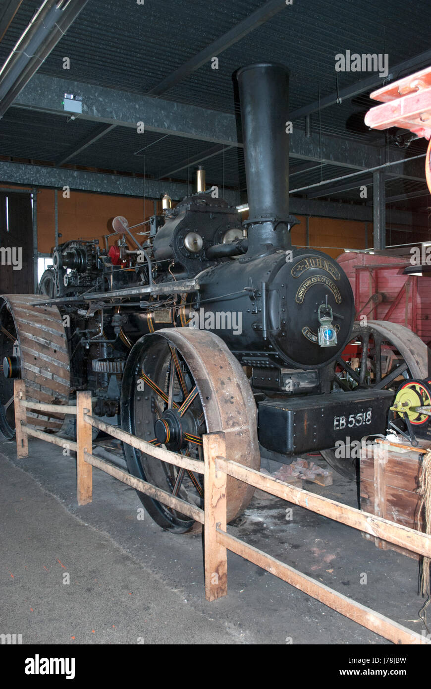 Steam engine in the Museum of Lincolnshire Life in Lincoln Stock Photo ...