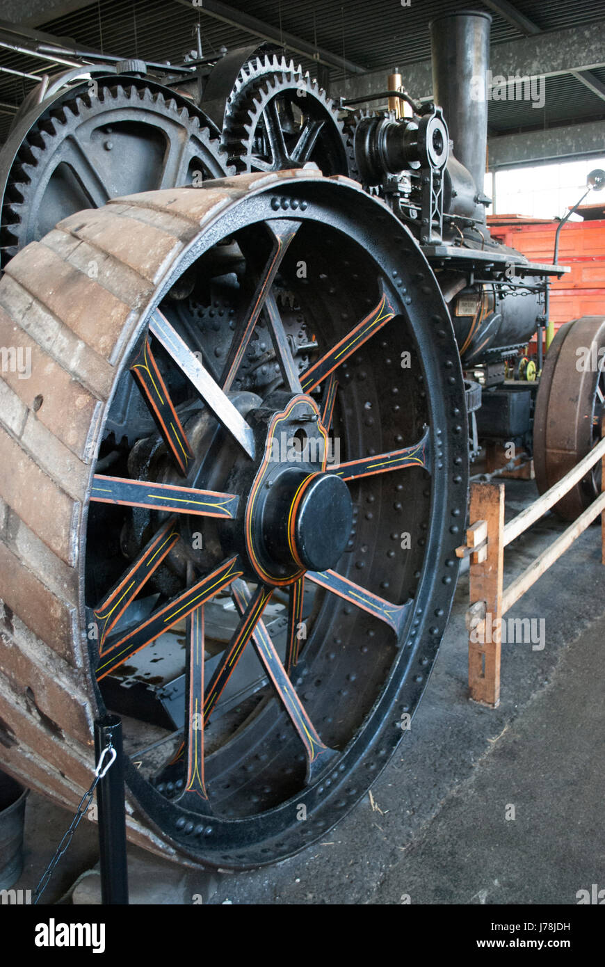 Steam engine in the Museum of Lincolnshire Life in Lincoln Stock Photo ...