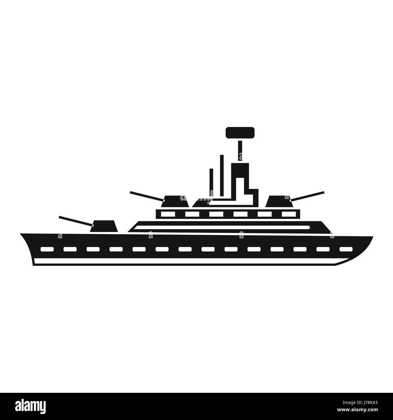 Cruiser ship on dock Cut Out Stock Images & Pictures - Alamy