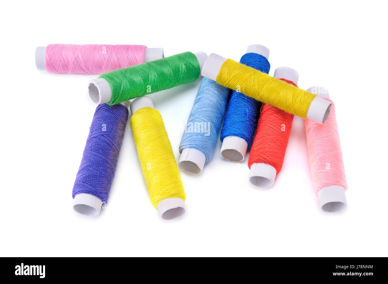 spool of thread isolated on white background Stock Photo - Alamy