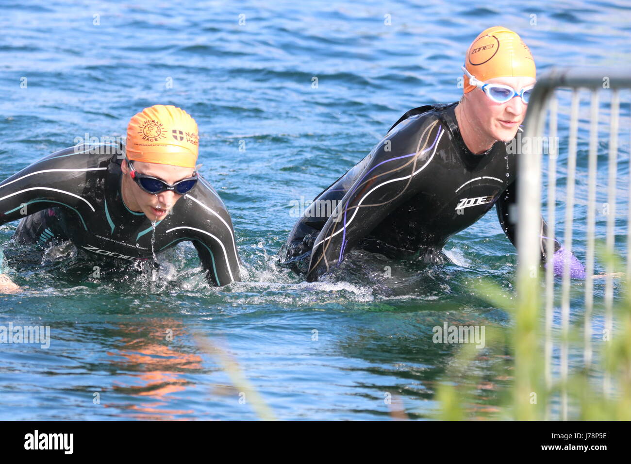 Female swimmers race hi-res stock photography and images - Alamy