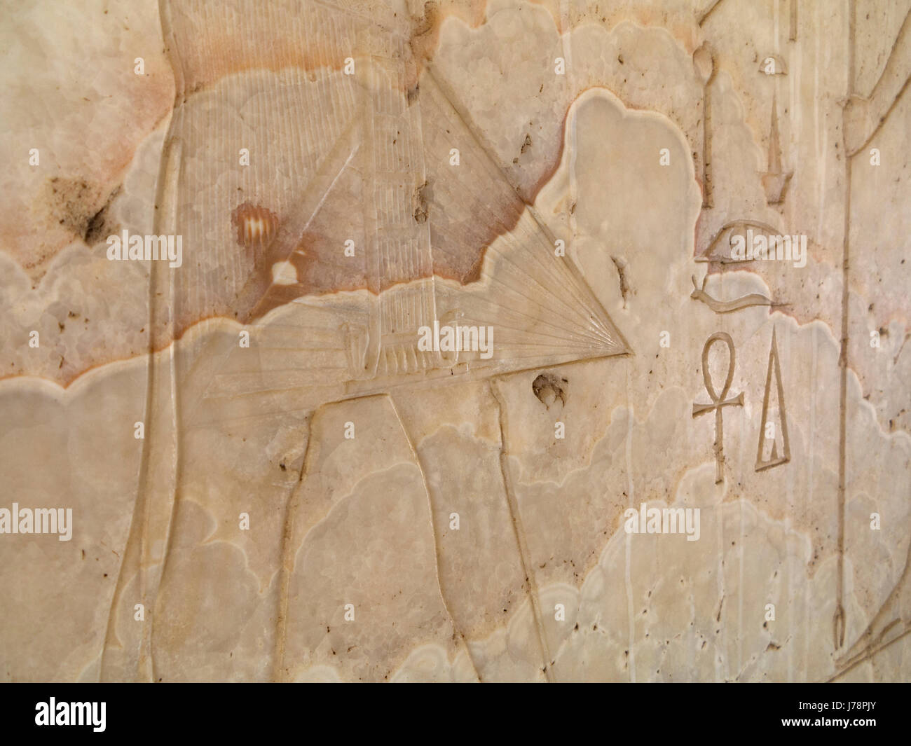 Alabaster Chapel in open Air Museum Karnak temple, Luxor, Egypt Stock ...