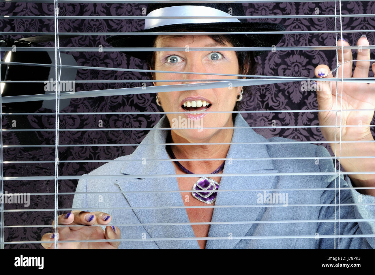 Blind lady hi-res stock photography and images - Alamy