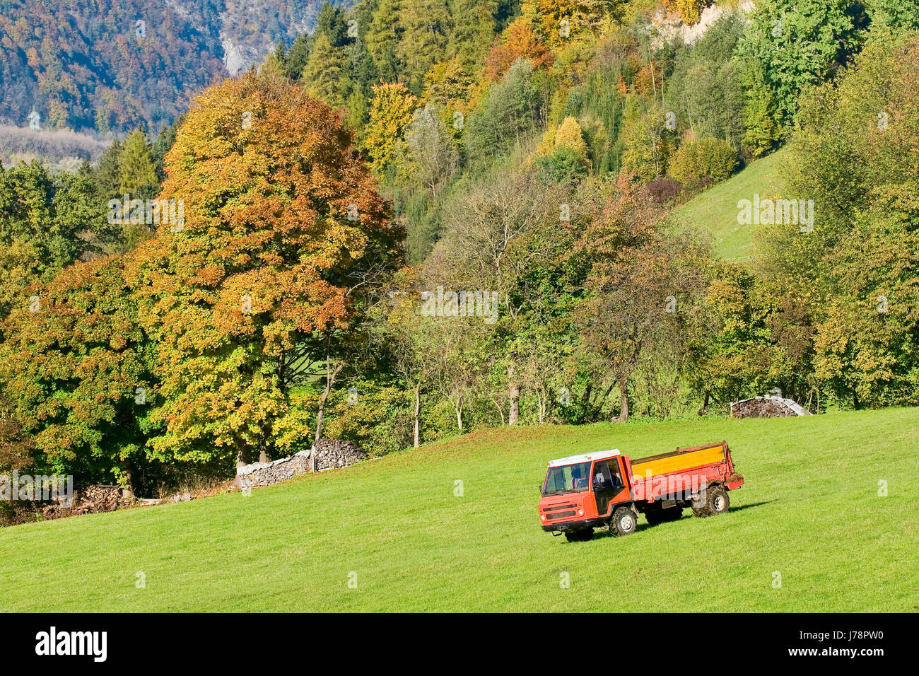 tractor at work Stock Photo - Alamy