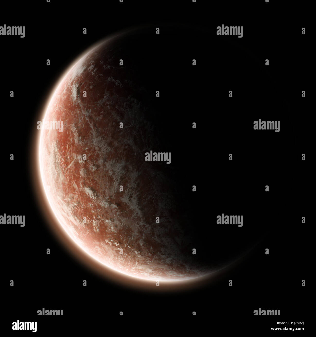 space sunrise globe planet earth world apocalypse red universe science ...