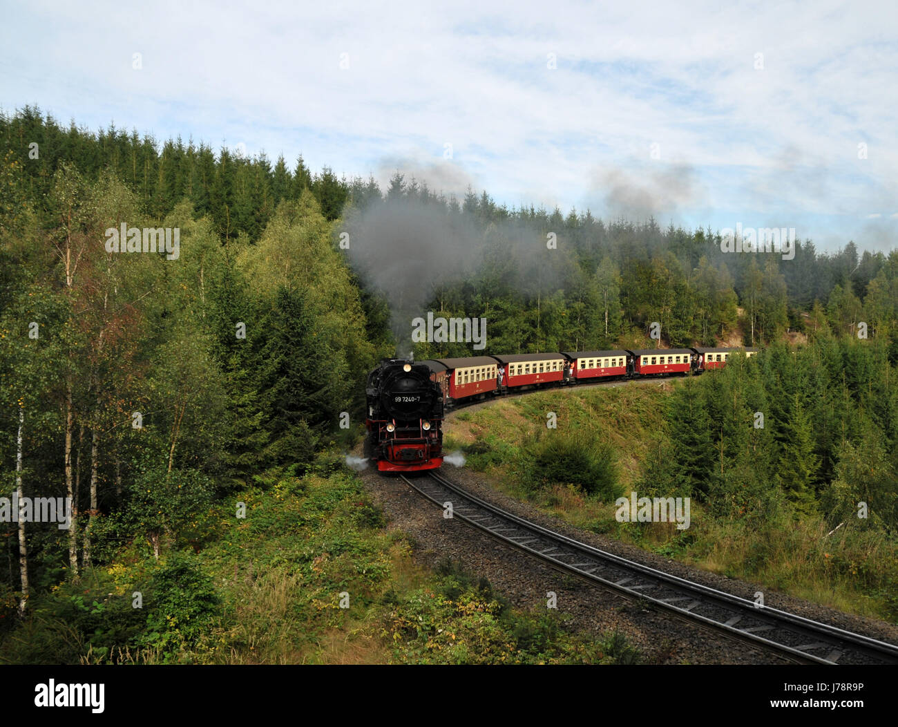 harz narrow gauge railway Stock Photo - Alamy