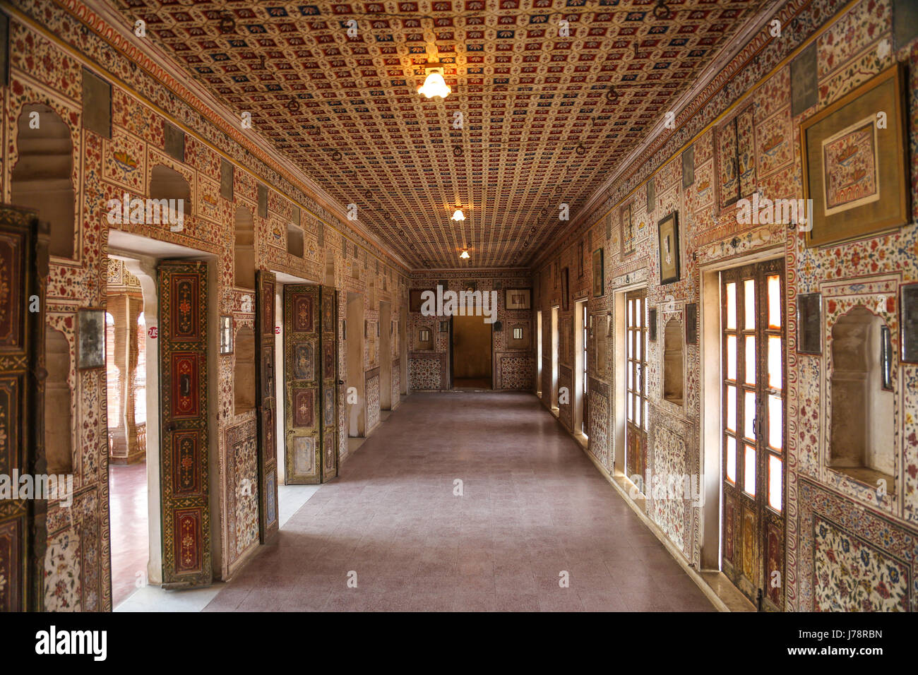 beautiful ancient corridor Stock Photo - Alamy