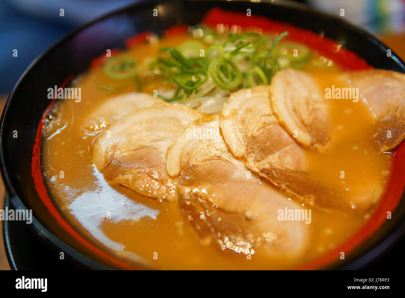 japanese traditional ramen noodle soup Stock Photo - Alamy