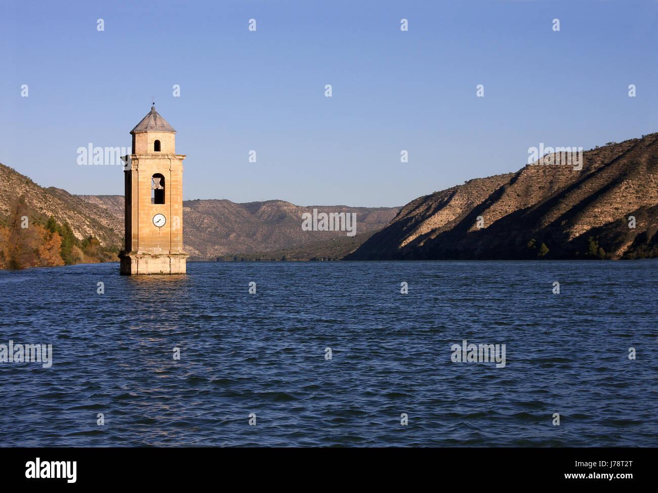 church mountains steeple spire fresh water lake inland water water ...